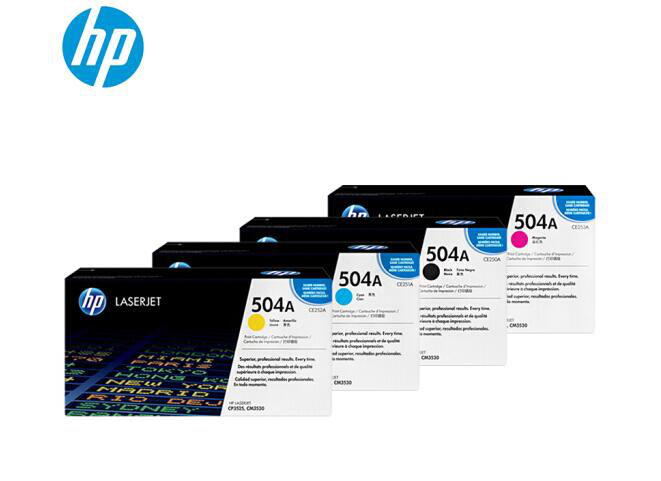 惠普（HP） CE250A 504A 硒鼓 适用3525 3525n 3525dn 504a硒鼓黑彩